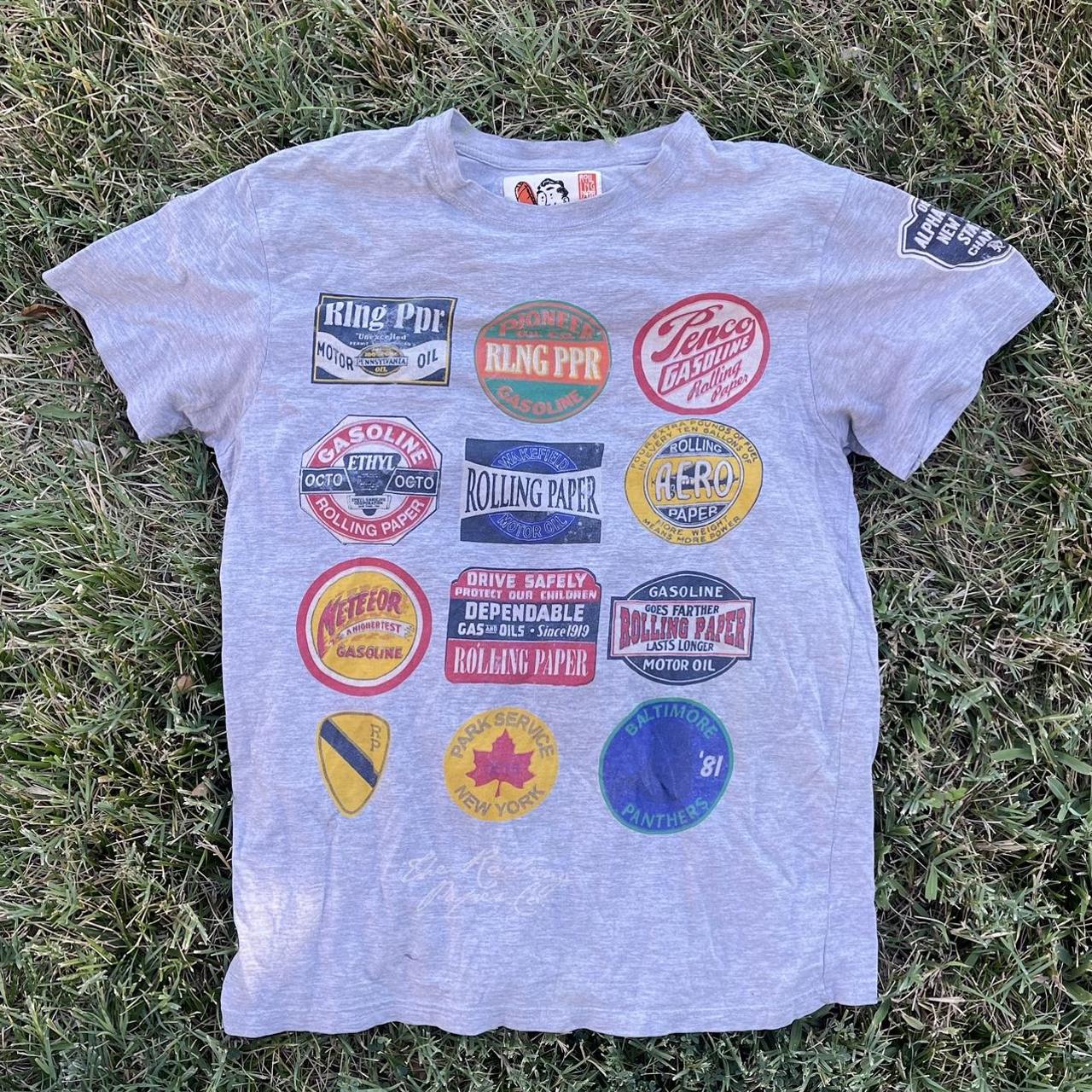 Vintage Rolling Paper Logo Tee Great... - Depop