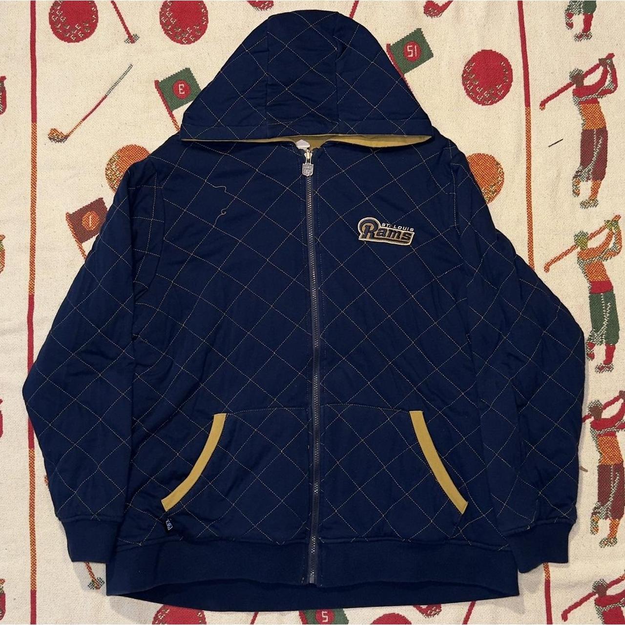 Vintage Reversible St Louis Rams Jacket Great... - Depop