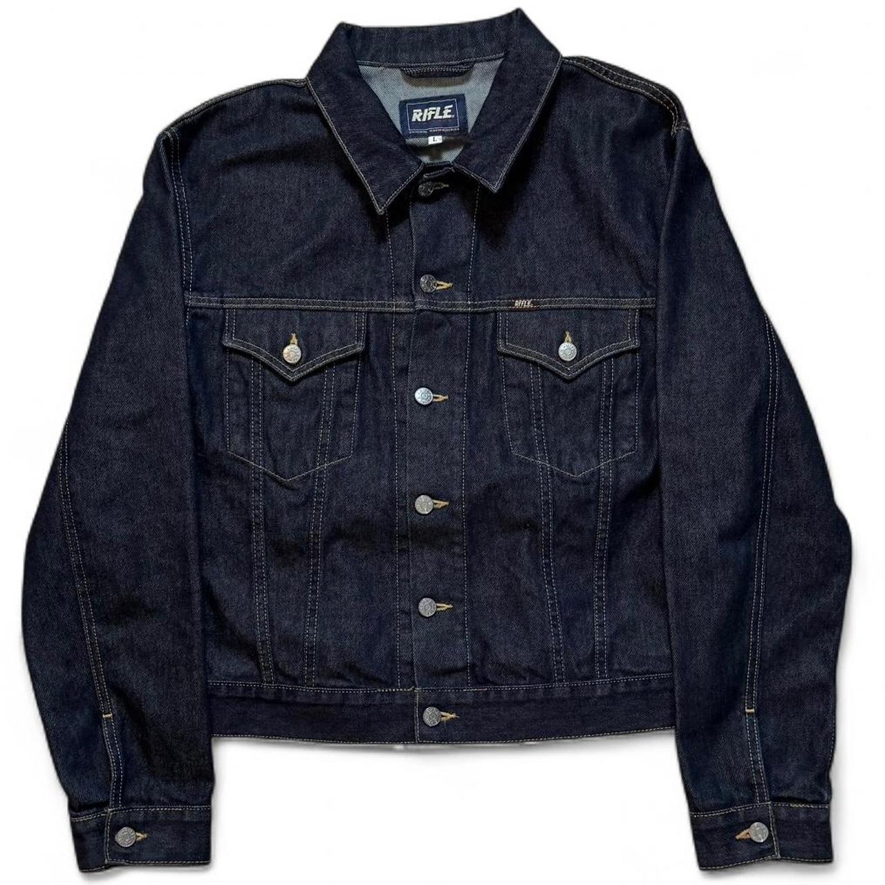 Y2K Rifle Heritage Denim Button Up Jean... | Depop