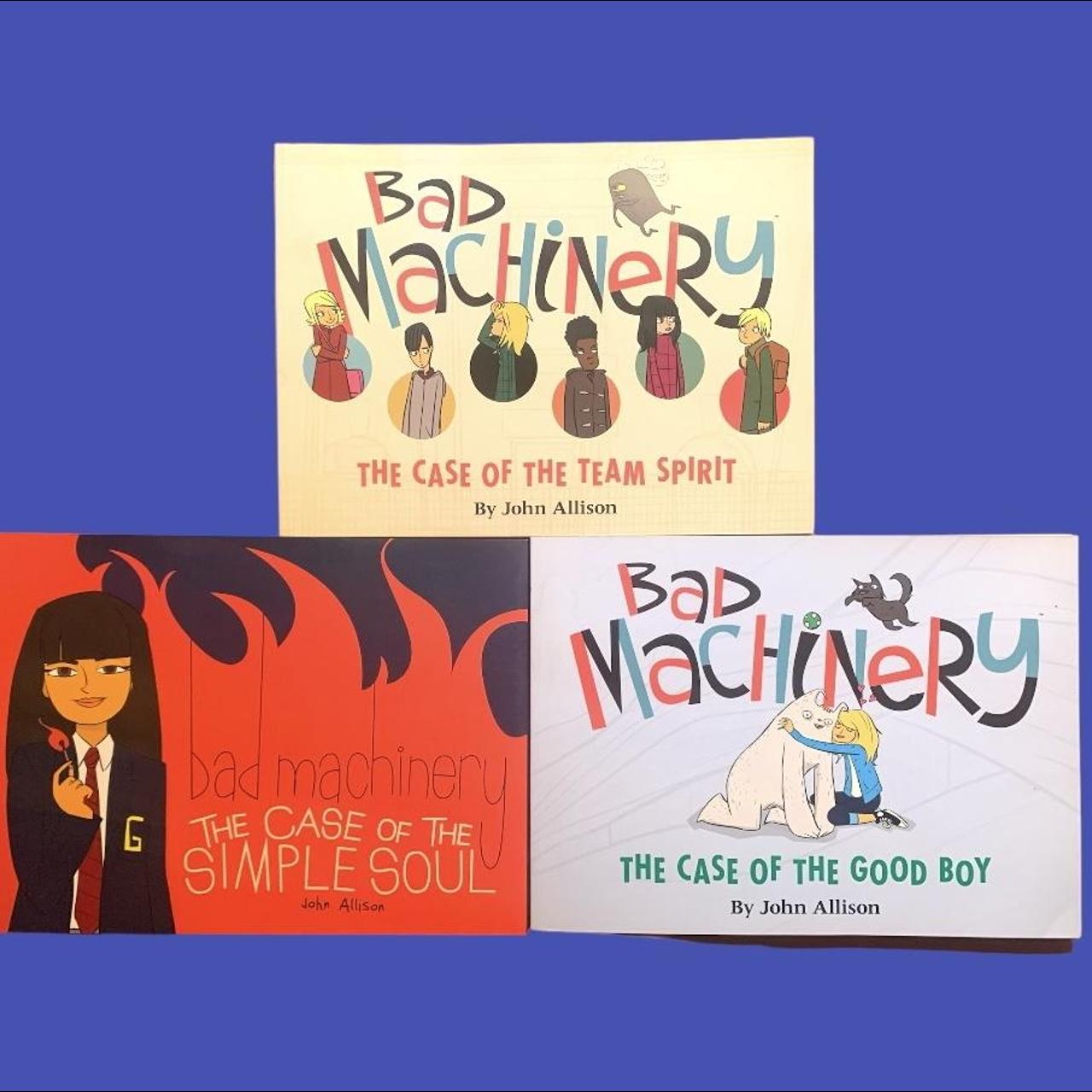 Bad Machinery Comic Books by John Allison Vol 1-3 .... - Depop