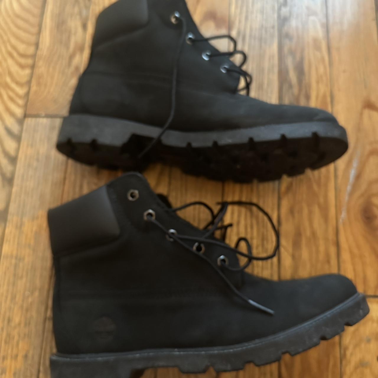 Black timbs | Depop