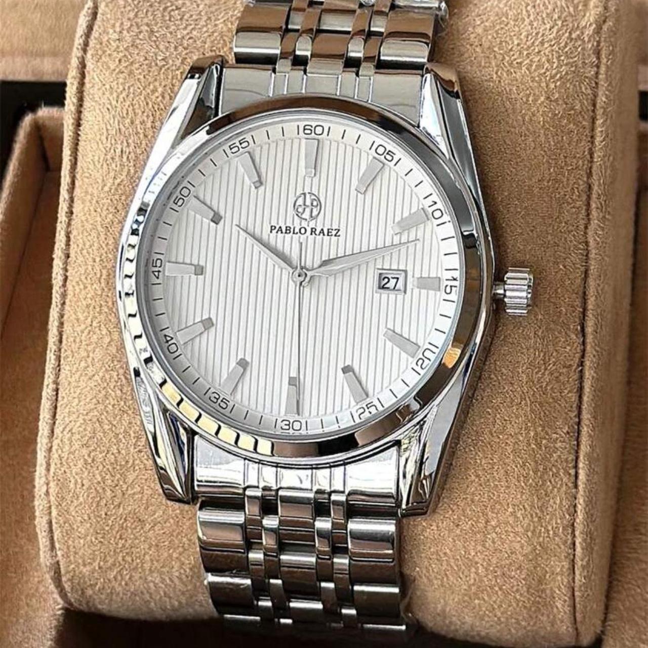 Stainless steel Vintage Pablo Raez watch... | Depop