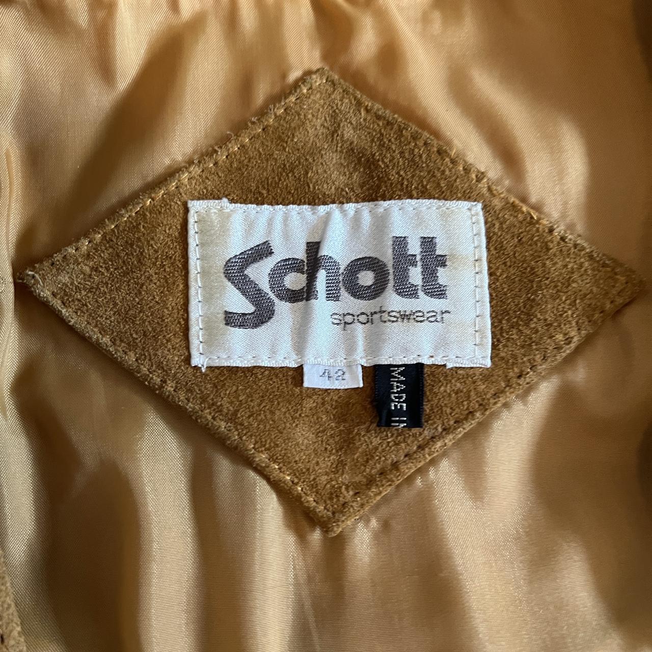 Schott true vintage western leather vest. 100%... - Depop