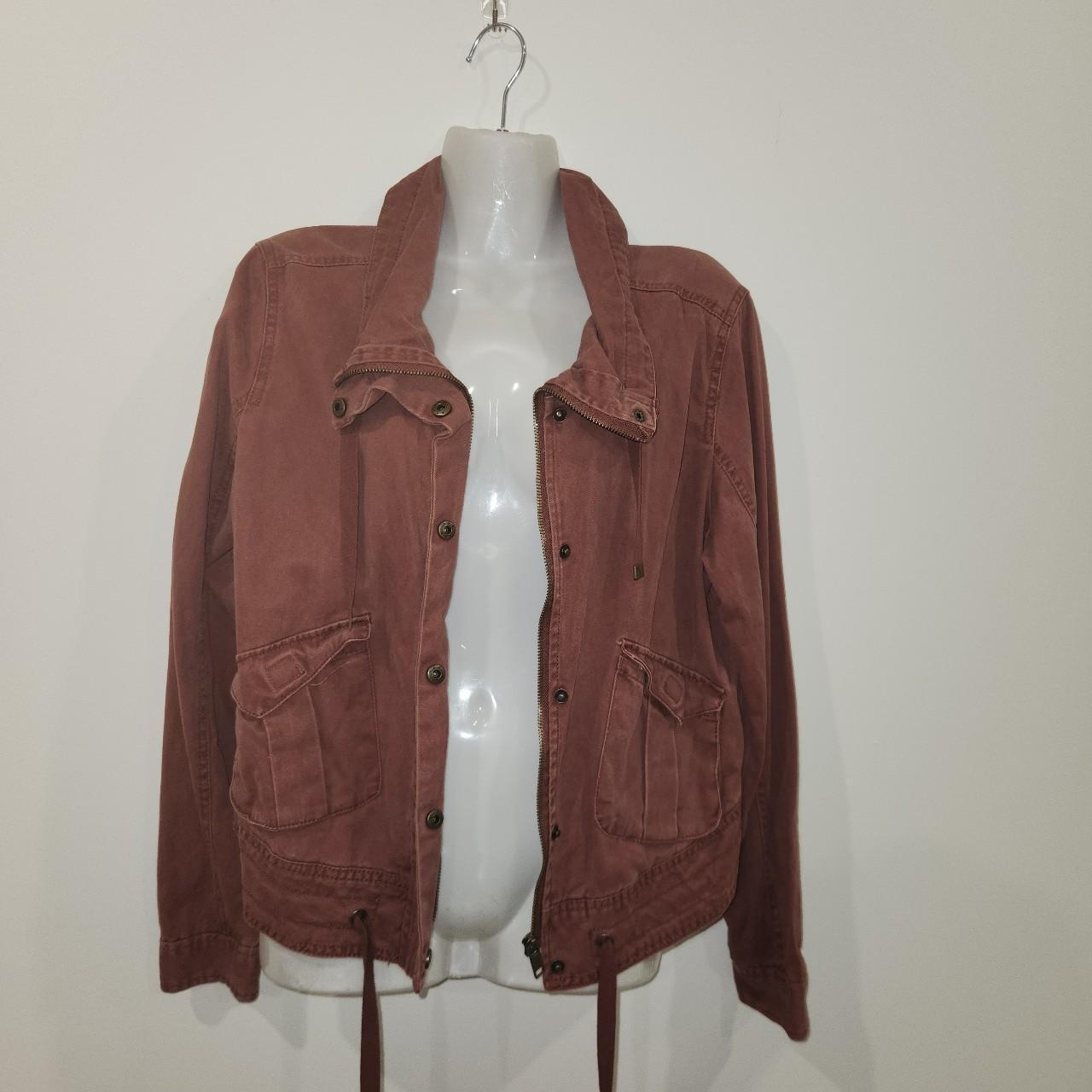 Cotton On Rust-Colored Jacket Size AUS 12 This... - Depop
