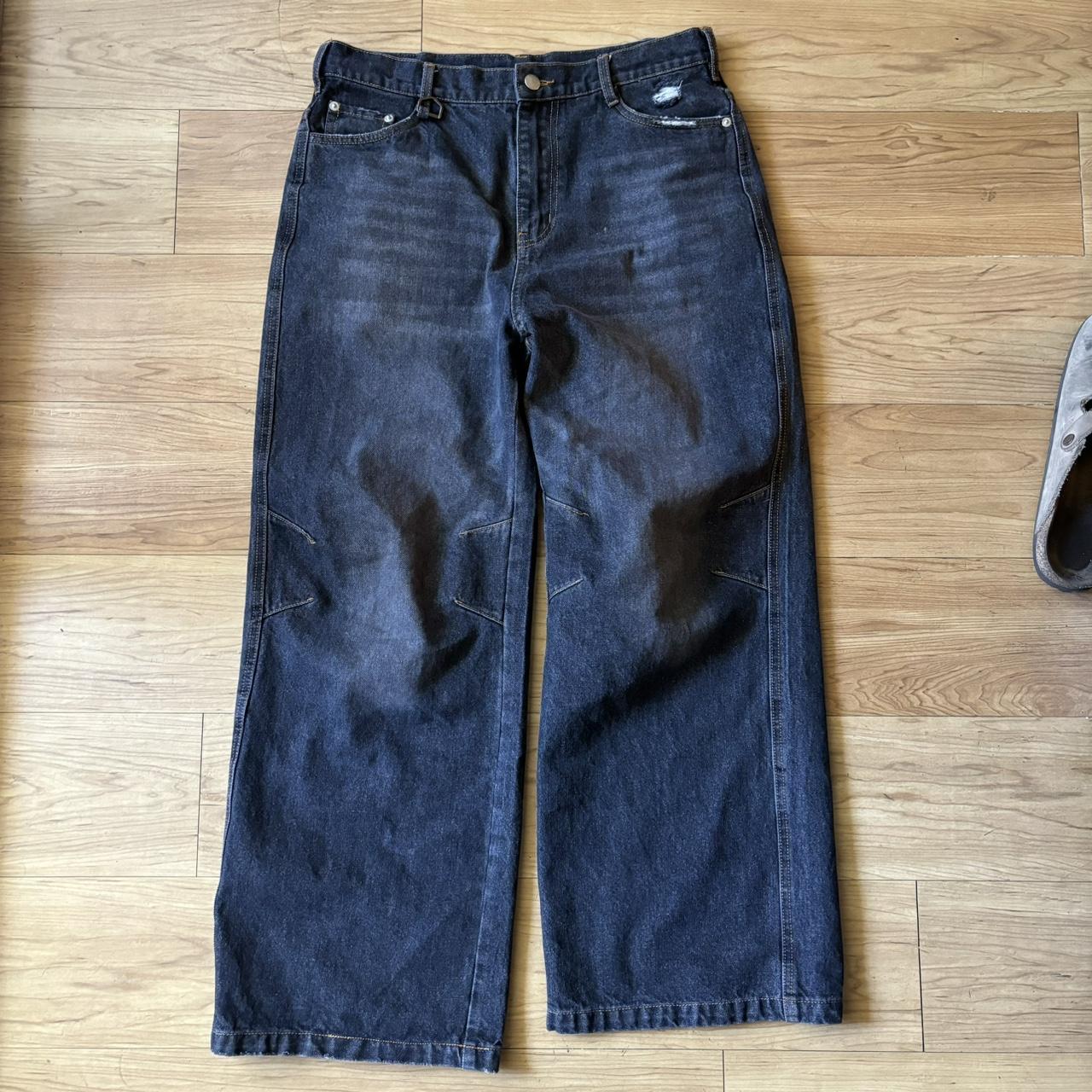 Ditch Jeans dark wash 30x30 Any questions or more... - Depop