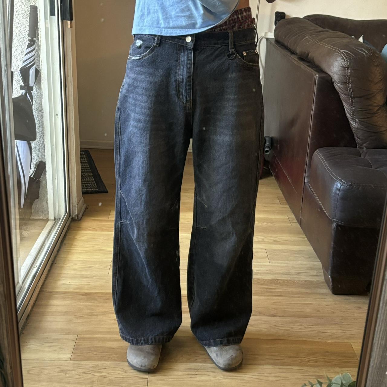 Ditch Jeans dark wash 30x30 Any questions or more... - Depop