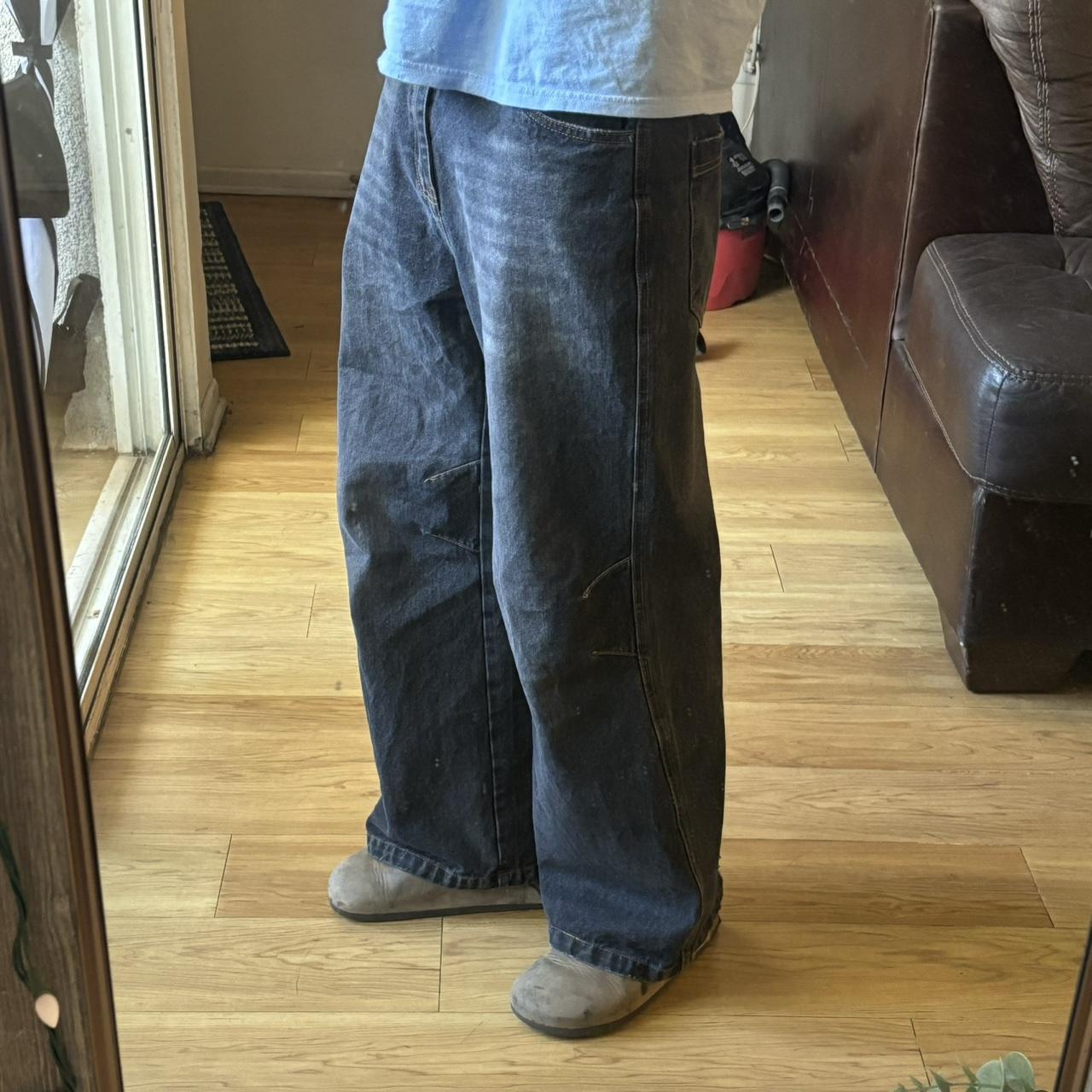 Ditch Jeans dark wash 30x30 Any questions or more... - Depop