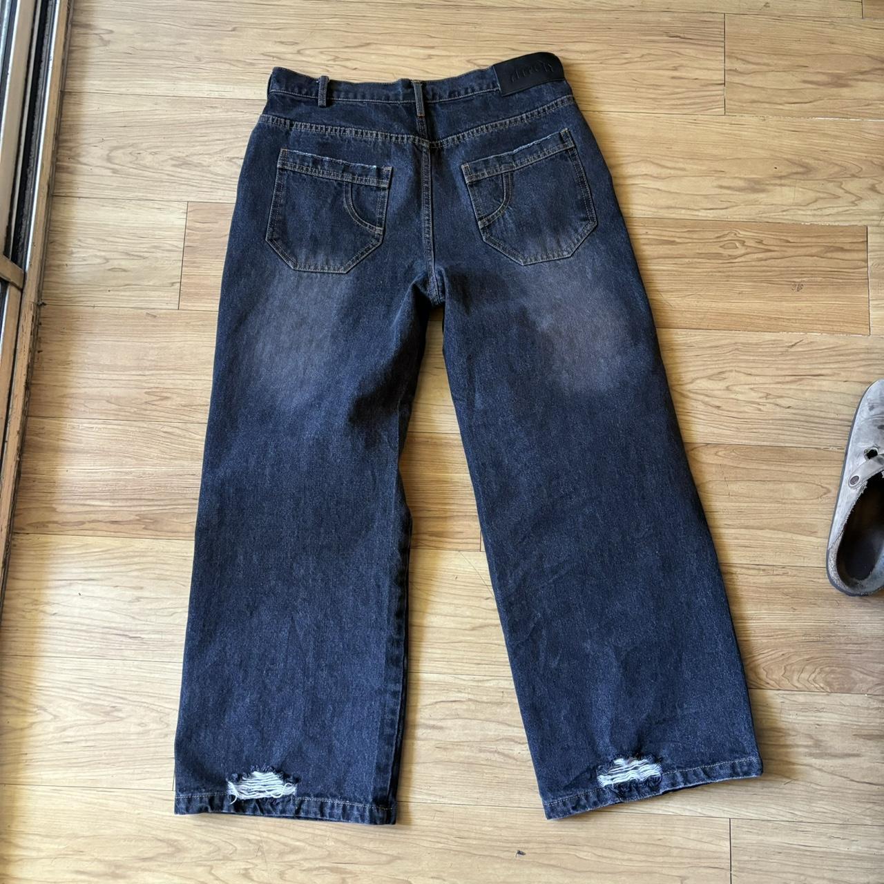 Ditch Jeans dark wash 30x30 Any questions or more... - Depop