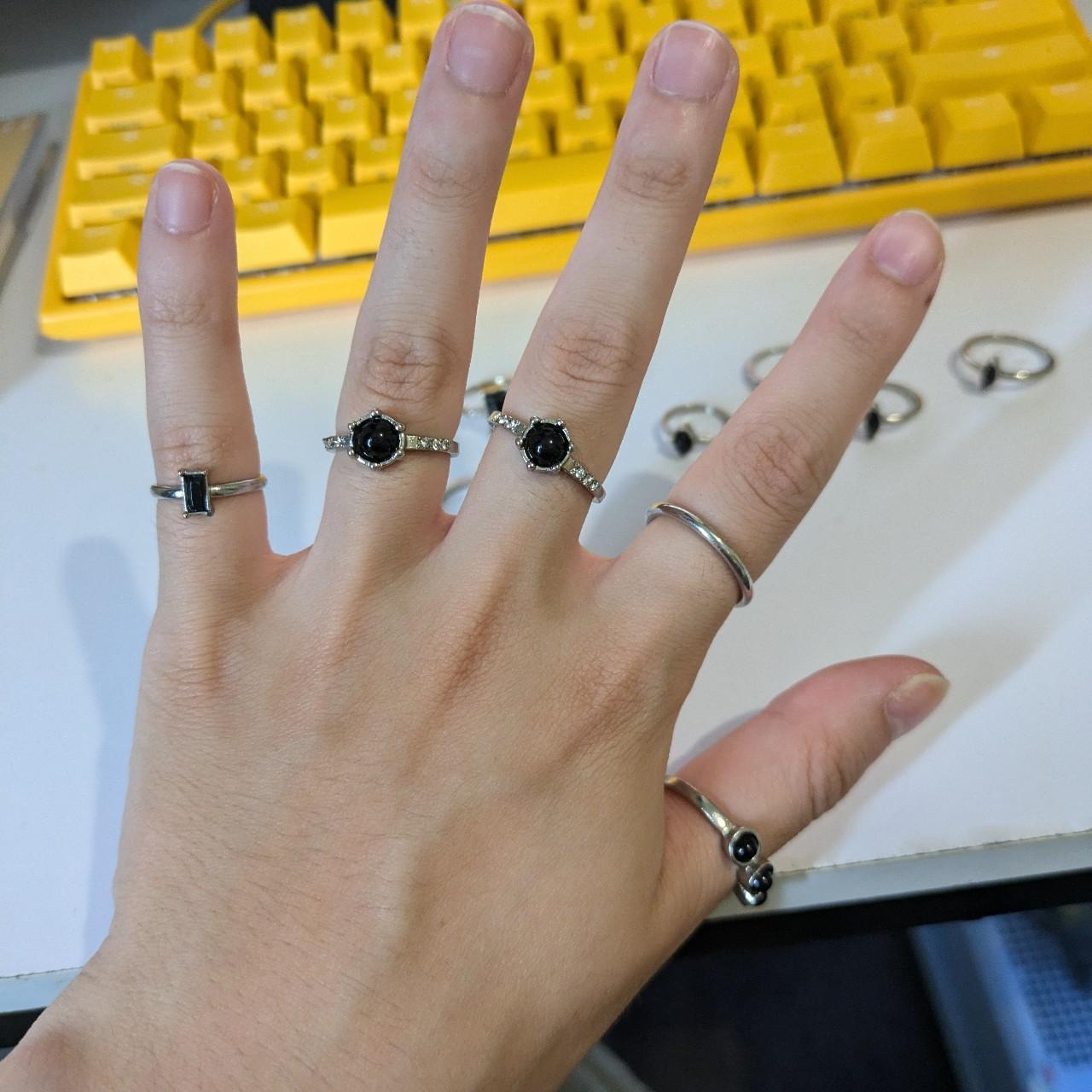 Bunch of rings from H&M. Cheap but cool looking,... - Depop