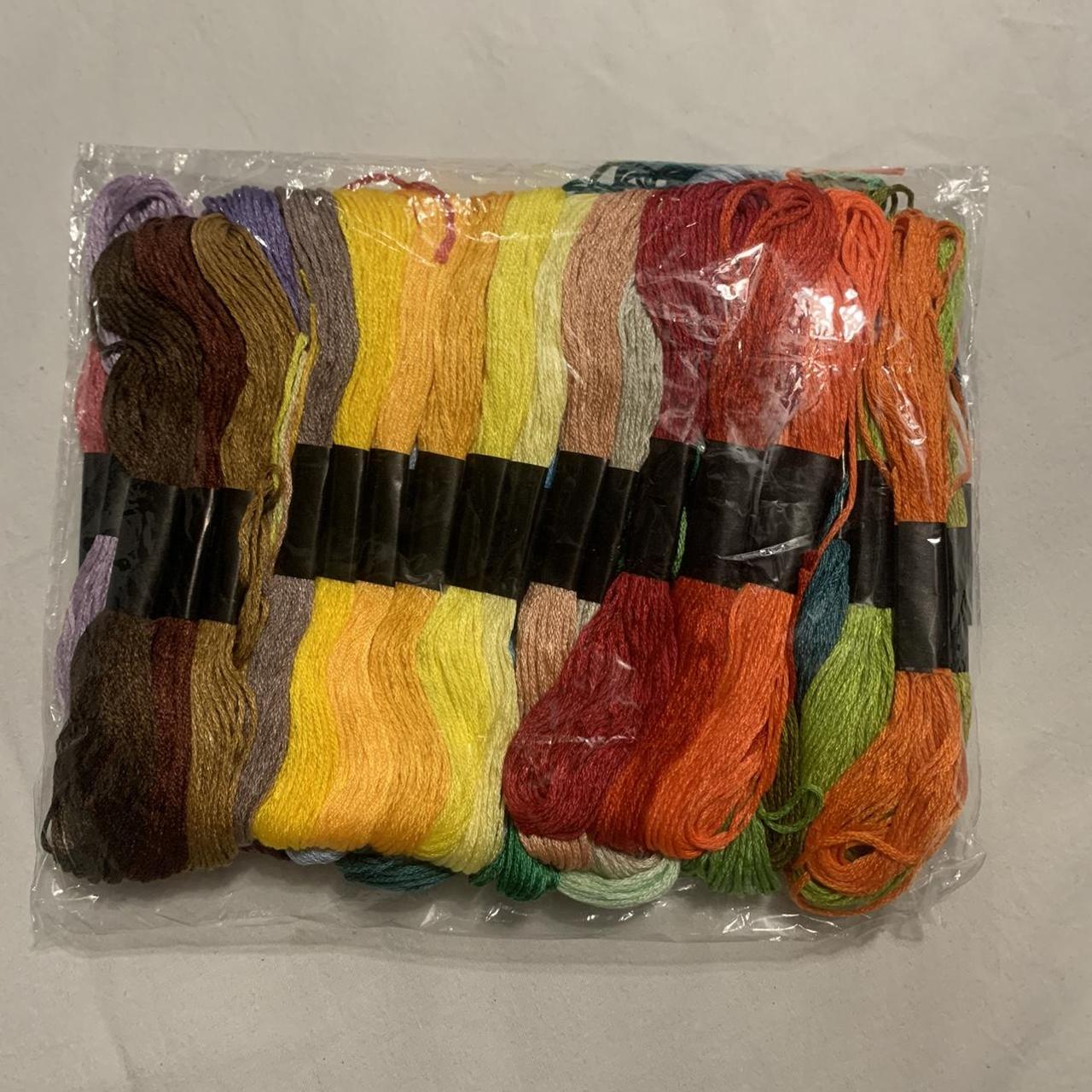 1st / 2nd IMAGE: 100 Embroidery threads ( x2 packs... - Depop