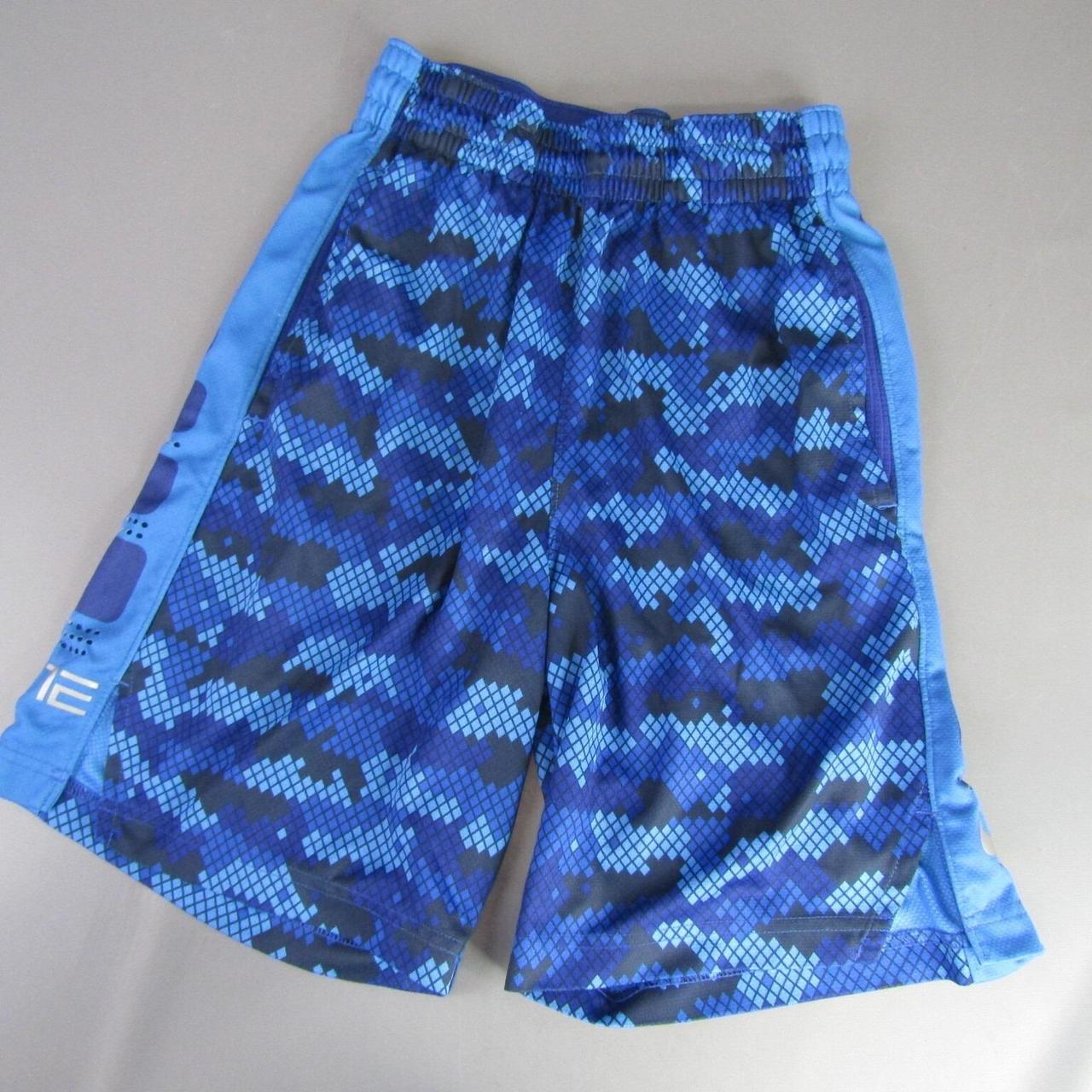 Nike Elite Blue Camo Basketball Shorts Men's Size S... | Depop