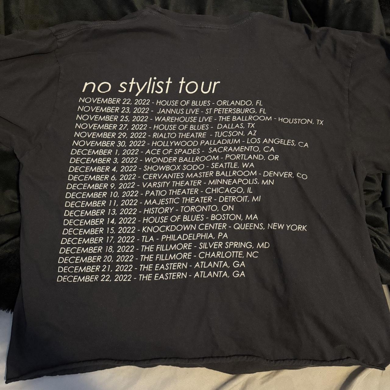 Destroy Lonely No Stylist Tour cropped Bikini tee... | Depop