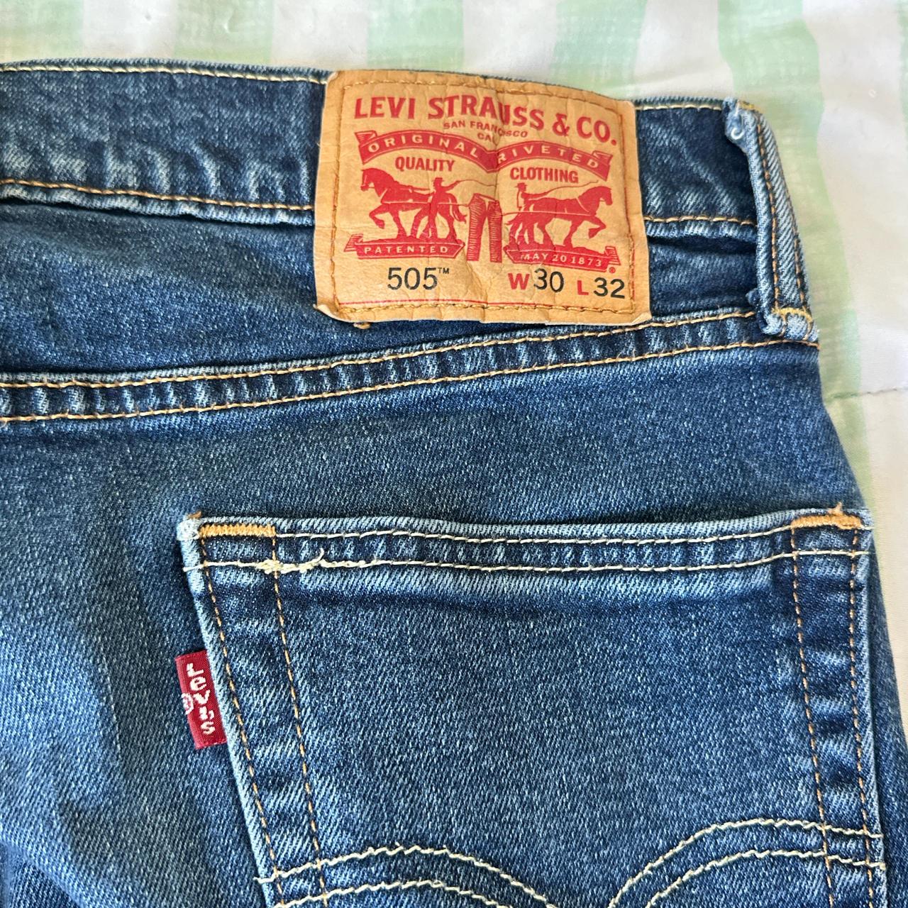 Levi’s 505 straight leg jeans 30W 32L #505 #levi... - Depop