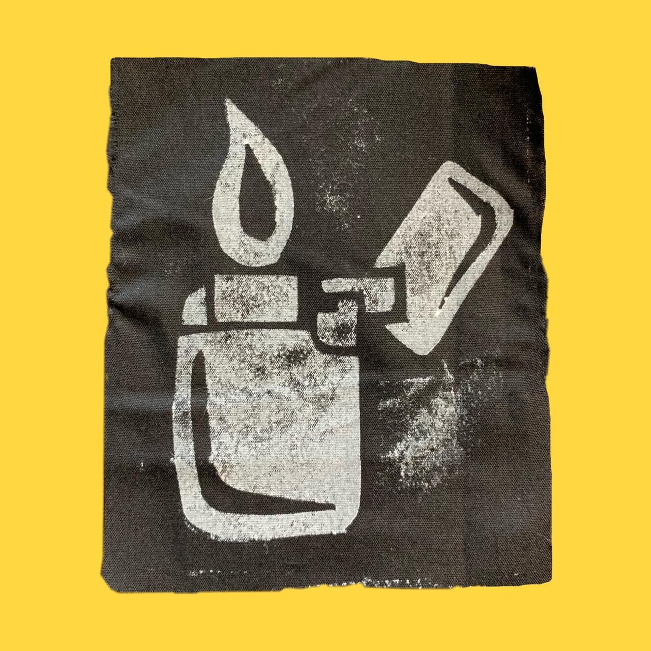 zippo lighter patch - patches approx. 3 - 4... - Depop