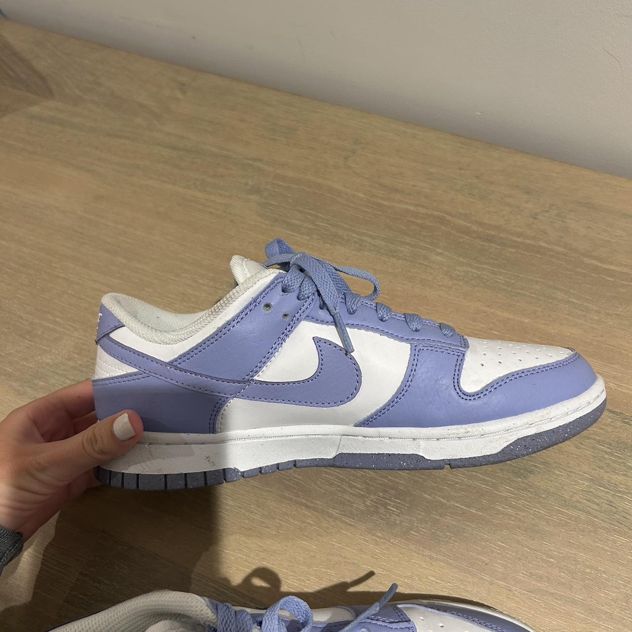 Purple Nike dunks - Depop