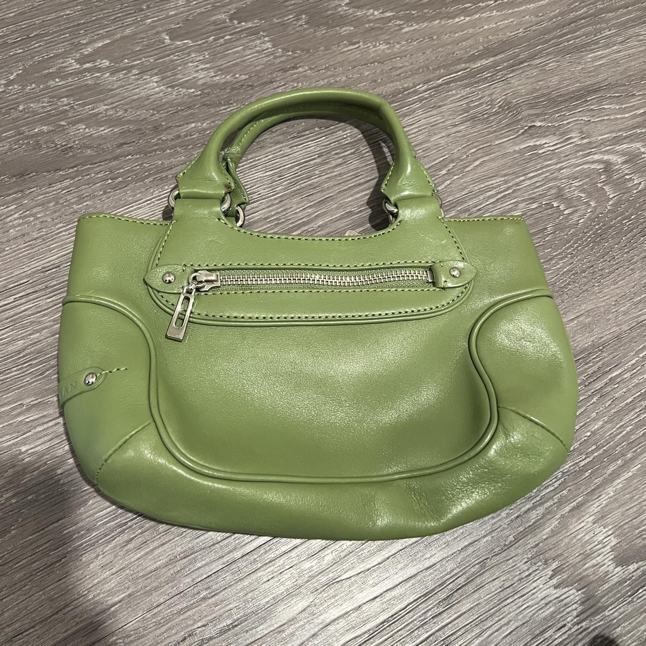 small green handbag :) brand: cole haan - Depop
