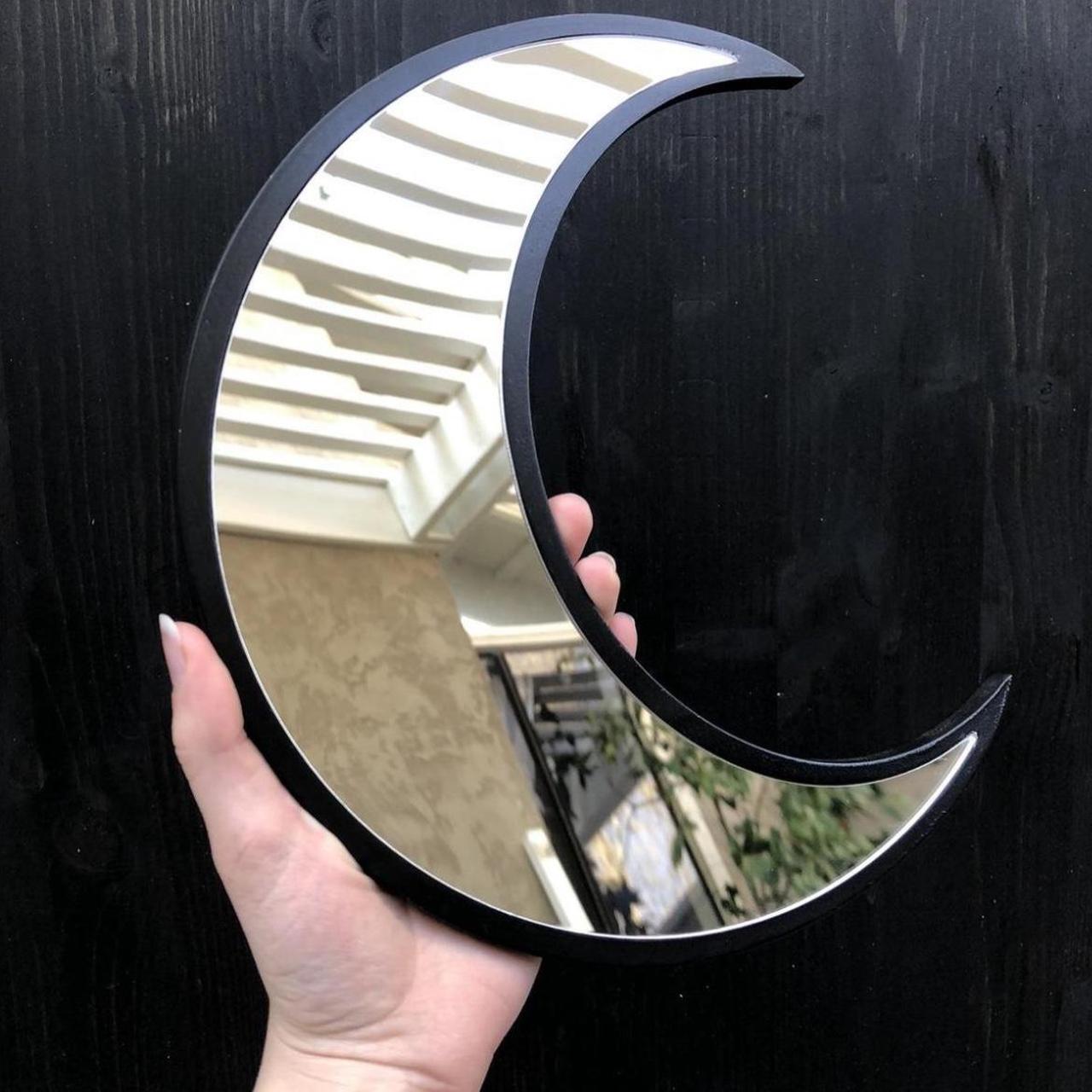 Killstar crescent 🌙 shaped moon mirror! No flaws! - Depop