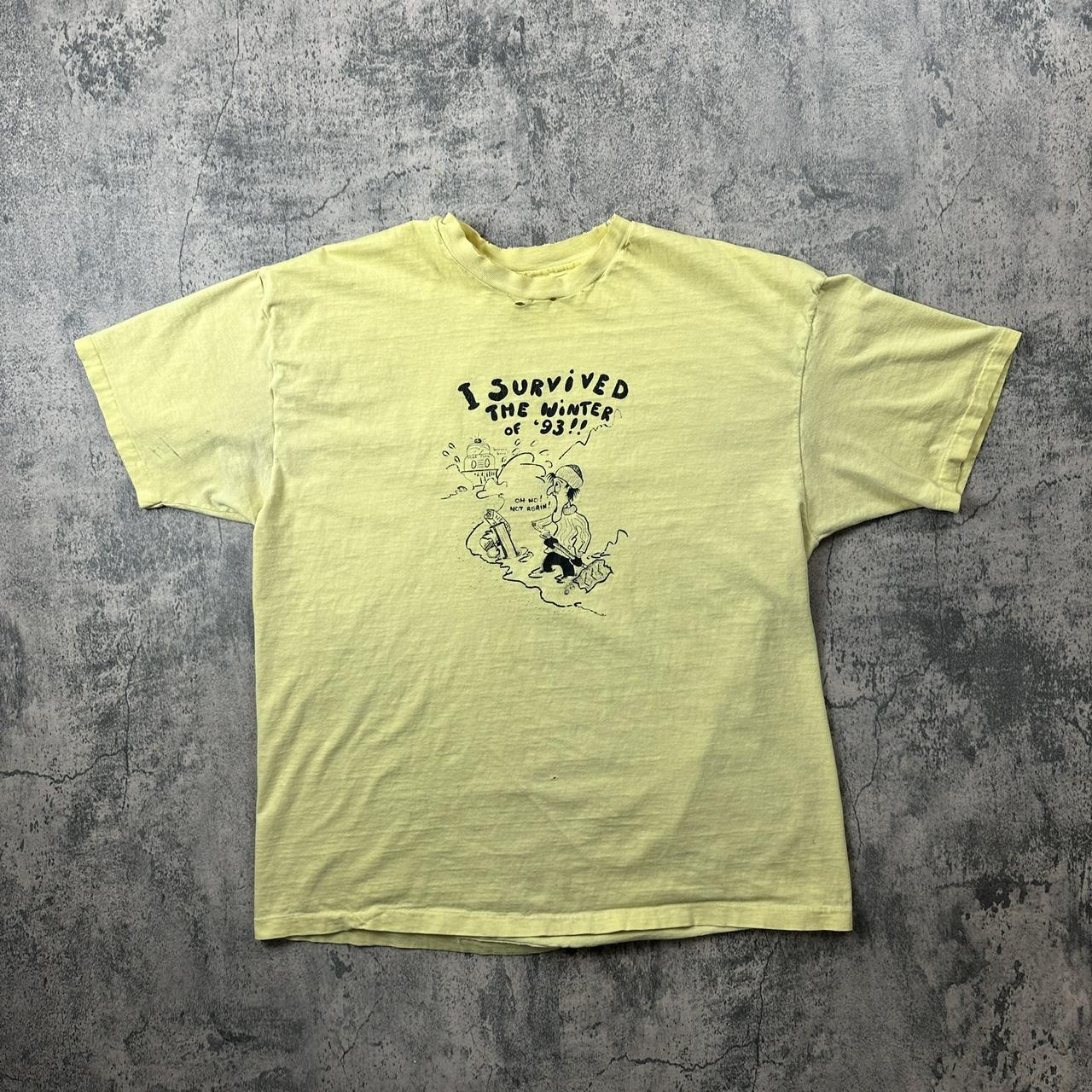 Vintage 90s Comic Cartoon Single Stitched T-Shirt I... - Depop