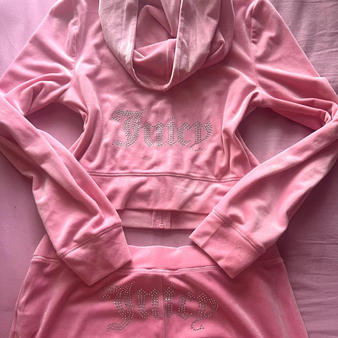 New Juicy Couture Velour Bling Tracksuit in color... | Depop