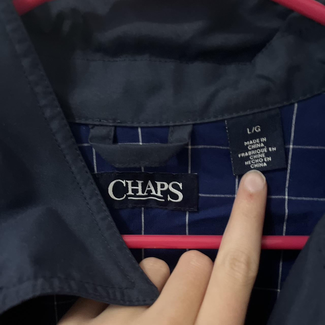 blue chaps windbreaker, comfy and cute :) - Depop