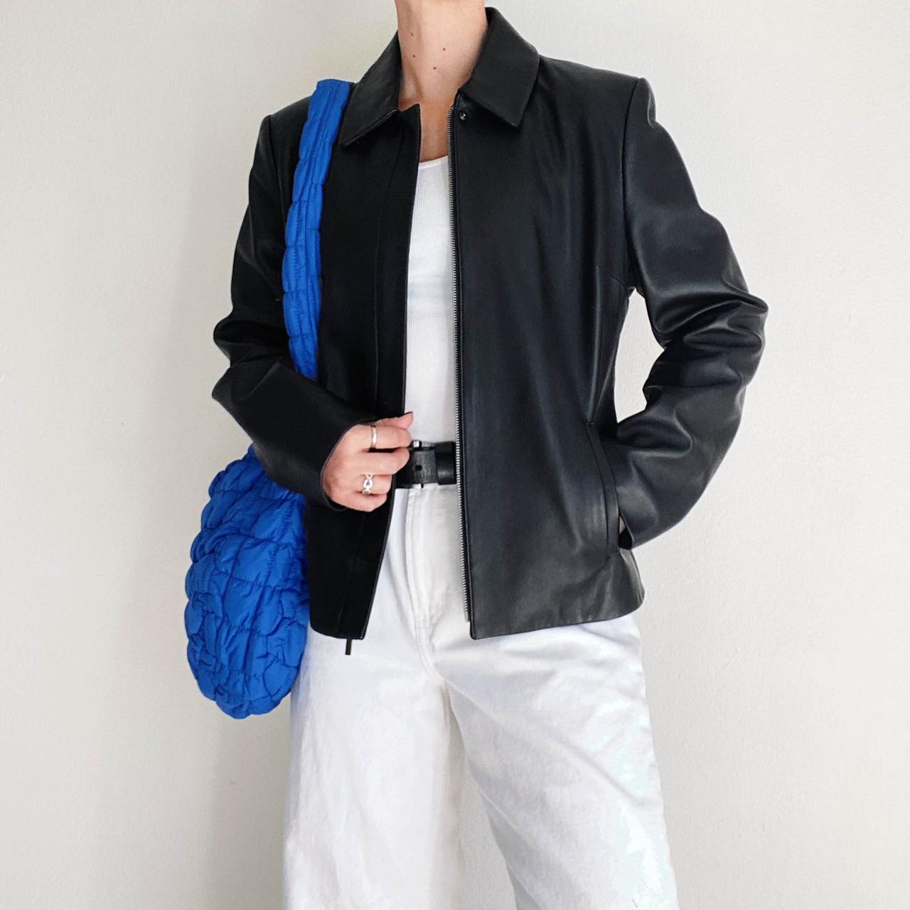 Vintage 90s Valerie Stevens genuine lambskin leather... - Depop