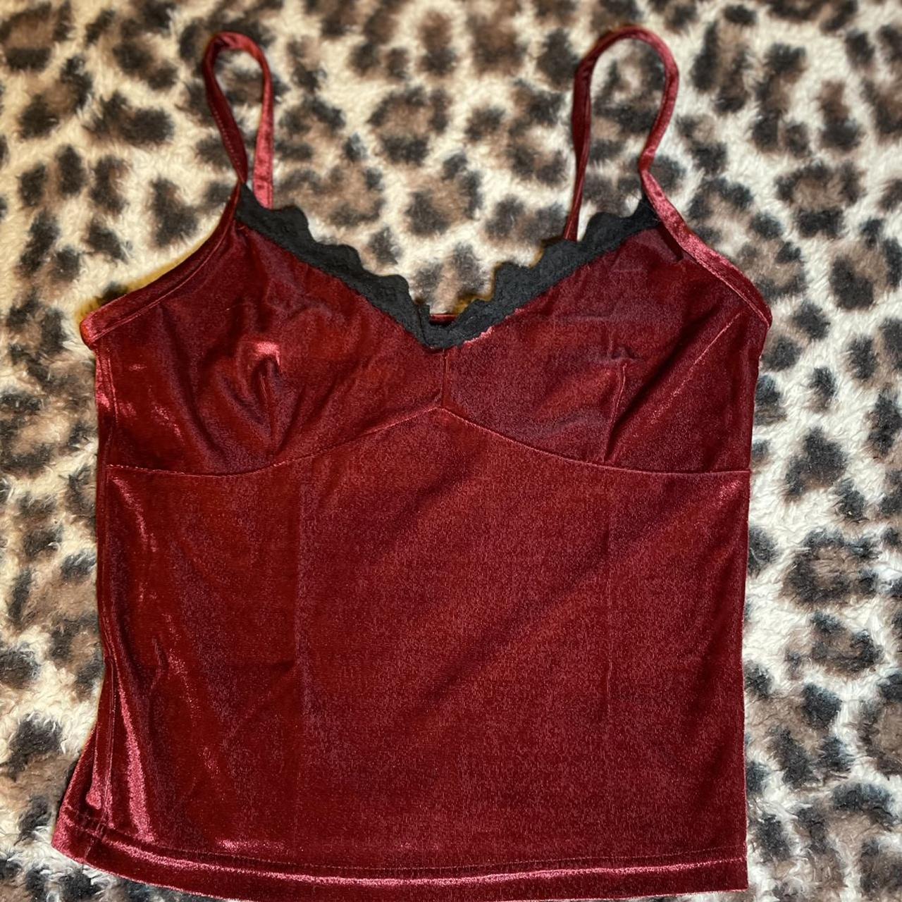 Women's Red Crop-top | Depop