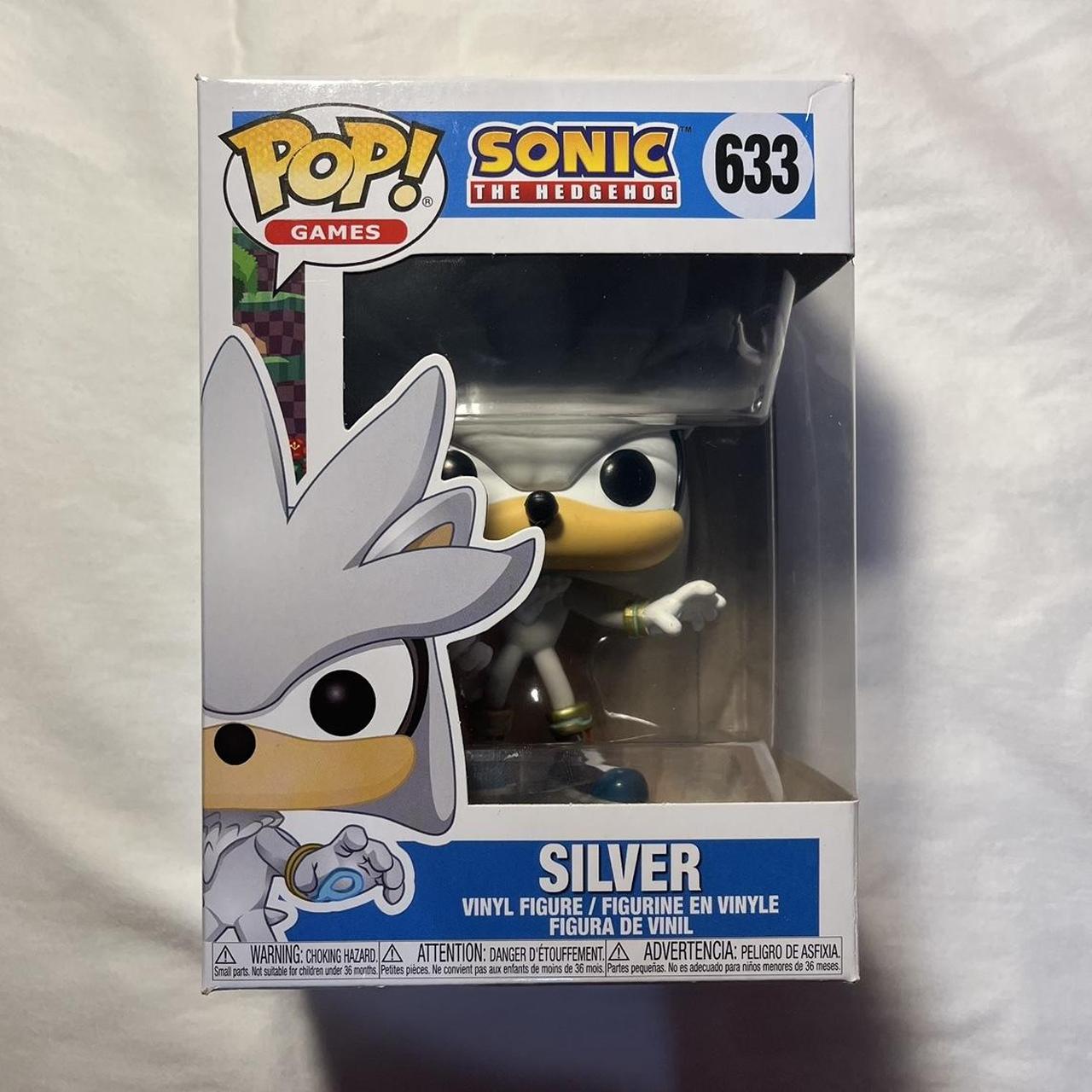 Silver the Hedgehog Funko Pop 🤍 Pop is in NM... - Depop