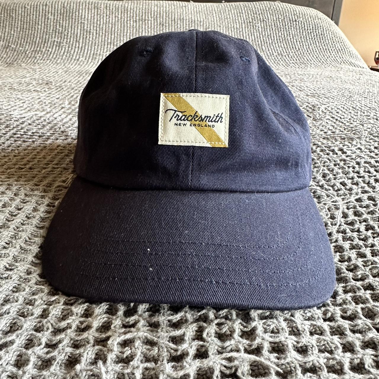 Tracksmith navy Ciele hat. Excellent like new... - Depop