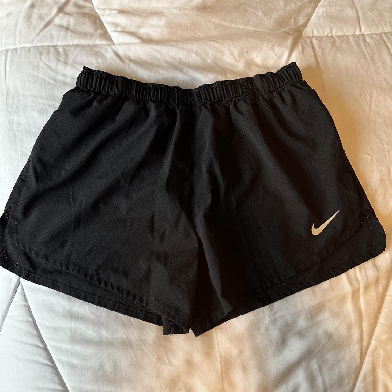 Nike fast brief lined black running shorts. 3 inch... | Depop