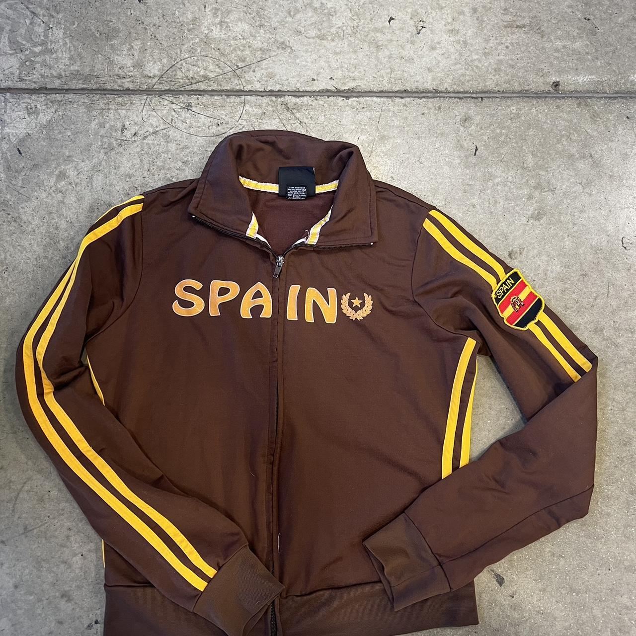 y2k Spain Jacket . tagged size large but is... - Depop