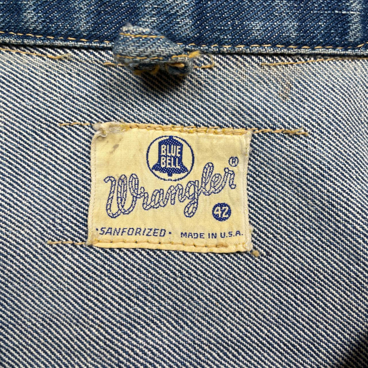 1960s Wrangler Blue Bell 11MJZ Selvedge Denim... - Depop