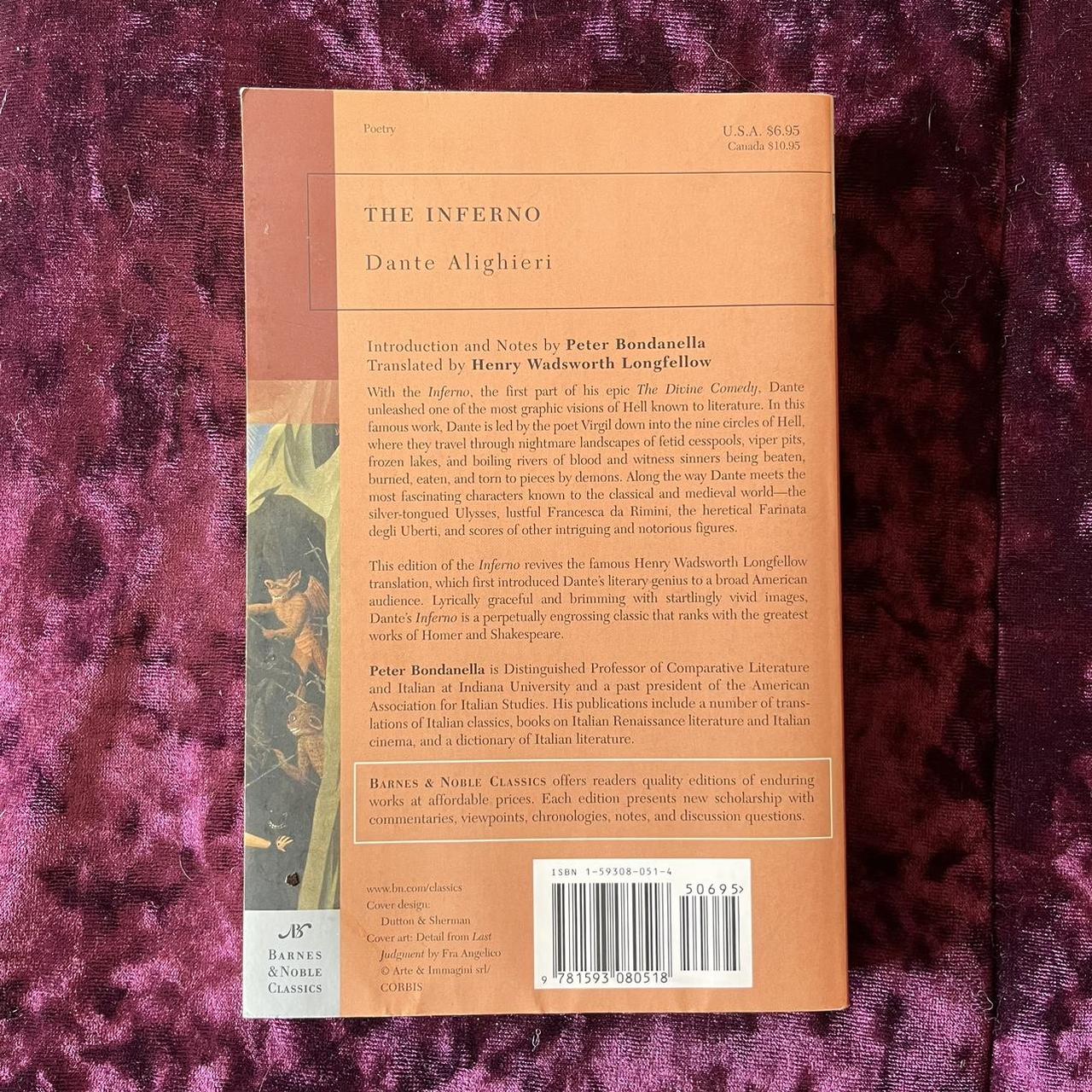 Used copy of The Inferno, which everything Dante's... - Depop