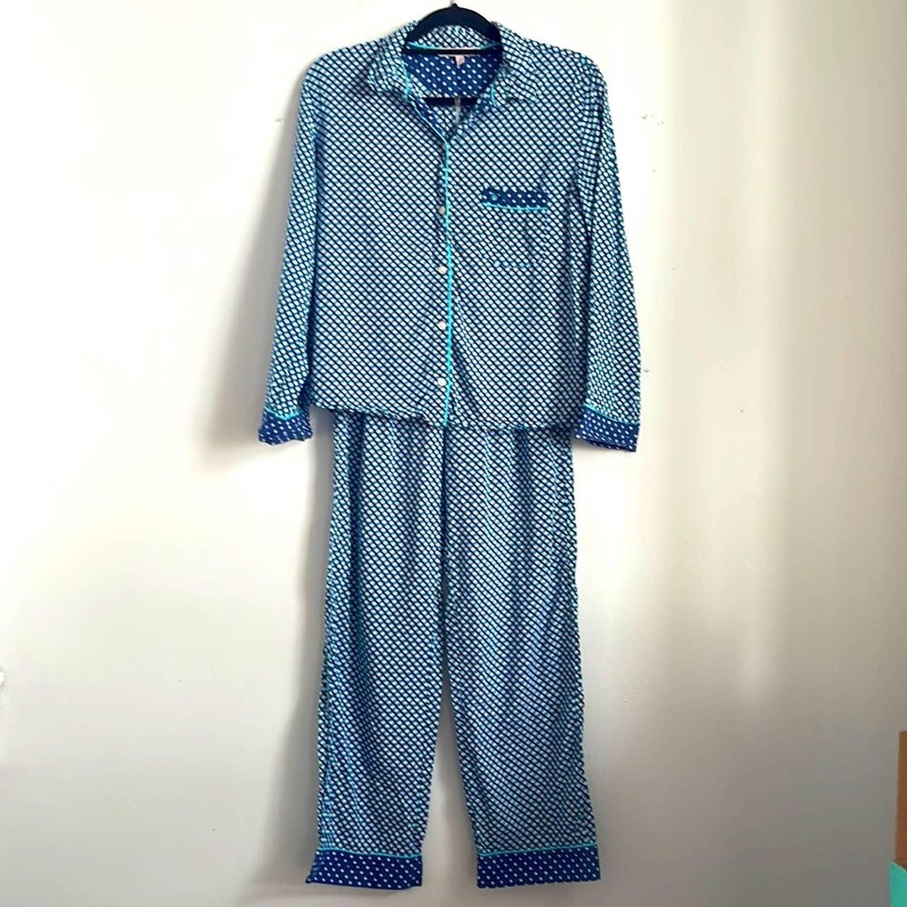 Victoria's Secret Women's Blue Pajamas | Depop