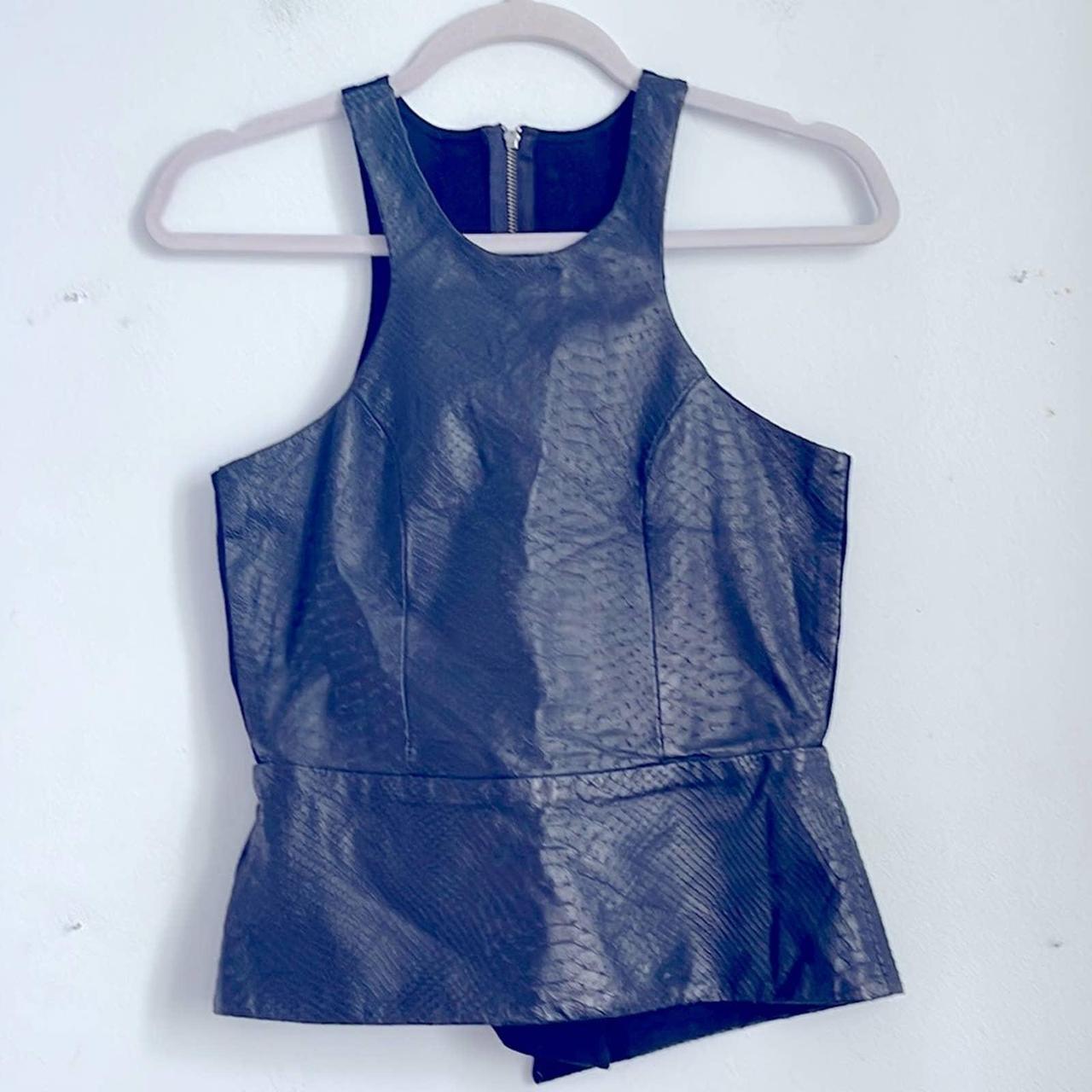 Mason lamb skin leather reticle snake embossed... - Depop