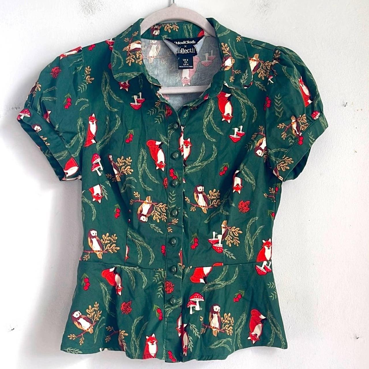 ModCloth x Collectif Outdoor Opulence mushroom puff... - Depop