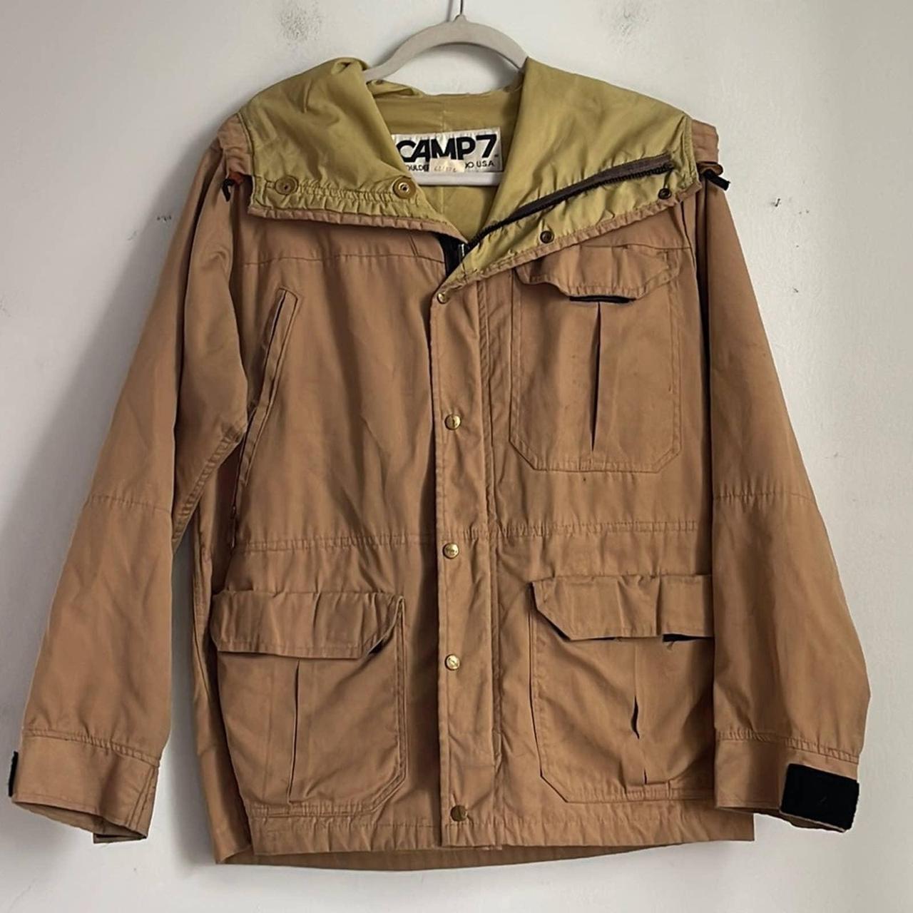 Vintage Camp 7 Boulder CO lined hooded mid weight... - Depop