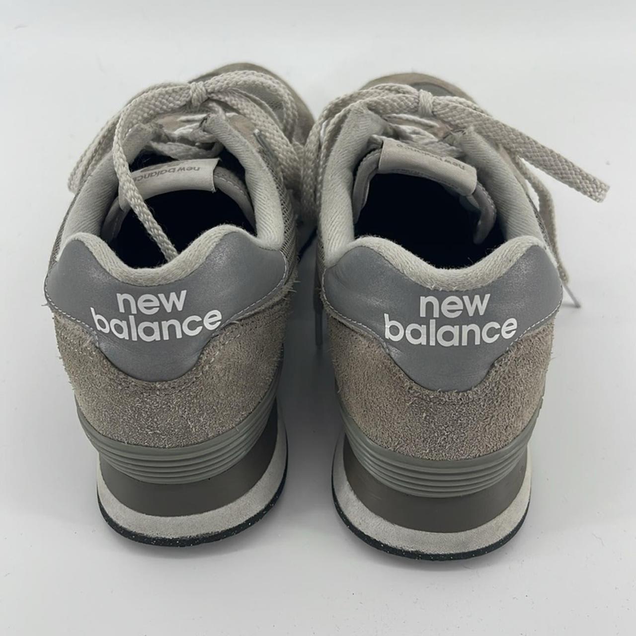New Balance 574 suede trainer sneaker shoes sz 9 - Depop