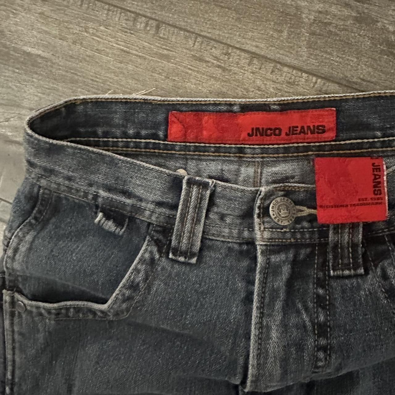 JNCO jeans size 26 MEASUREMENTS: Waist: 13”... - Depop