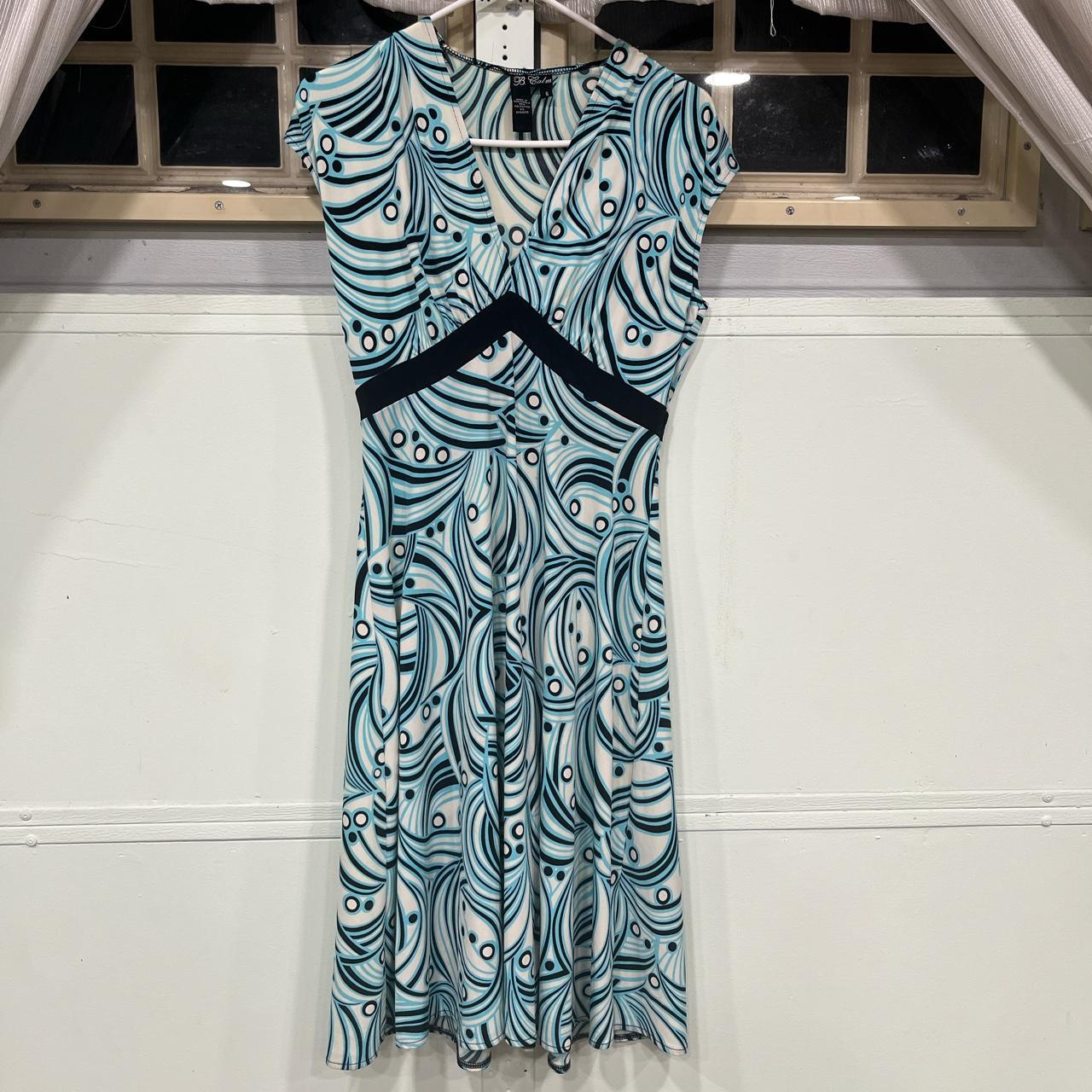 B. Calm Midi-Dress. 100% Y2K! Will look so good with... - Depop