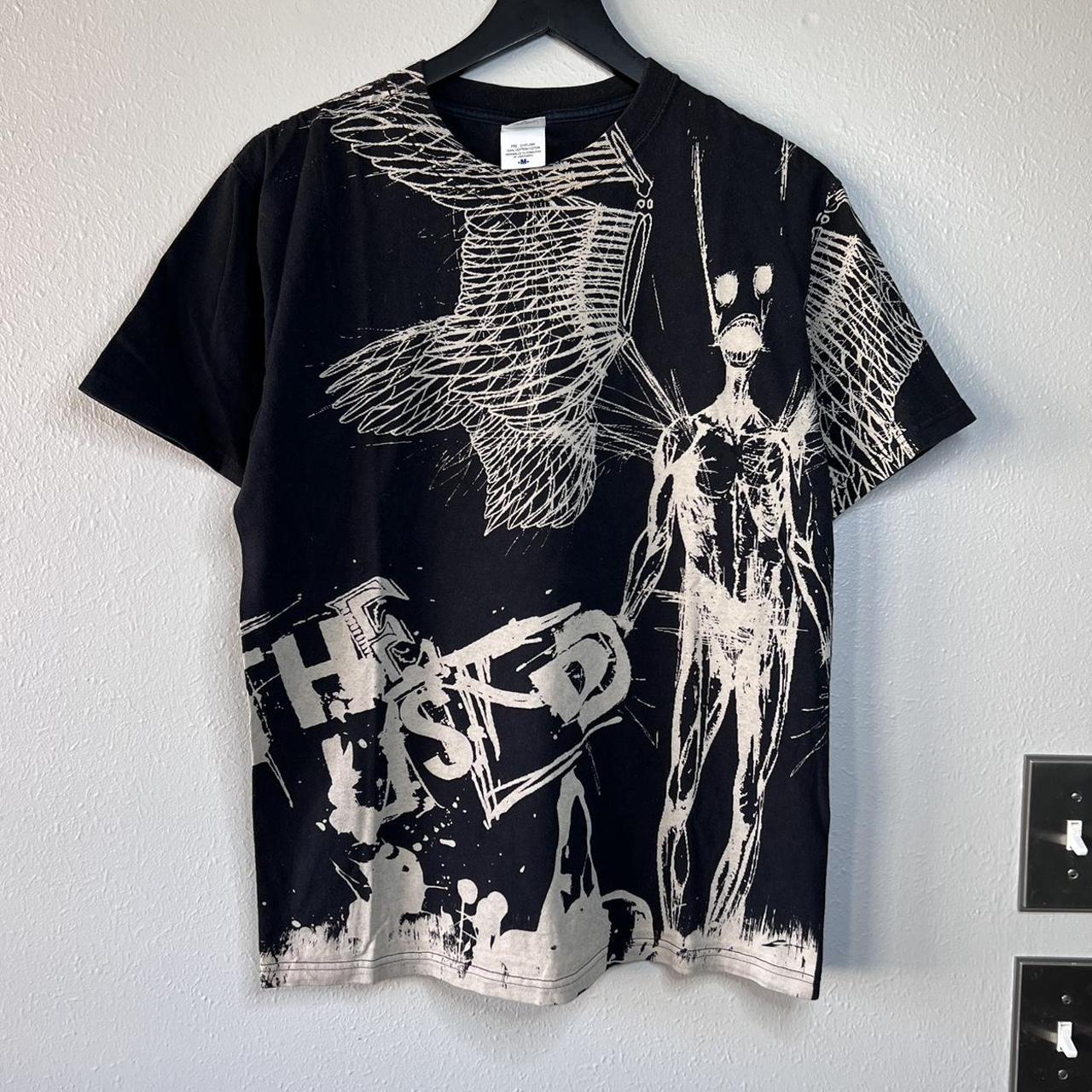 Vintage 2000s The Used AOP Band T-shirt In amazing... - Depop