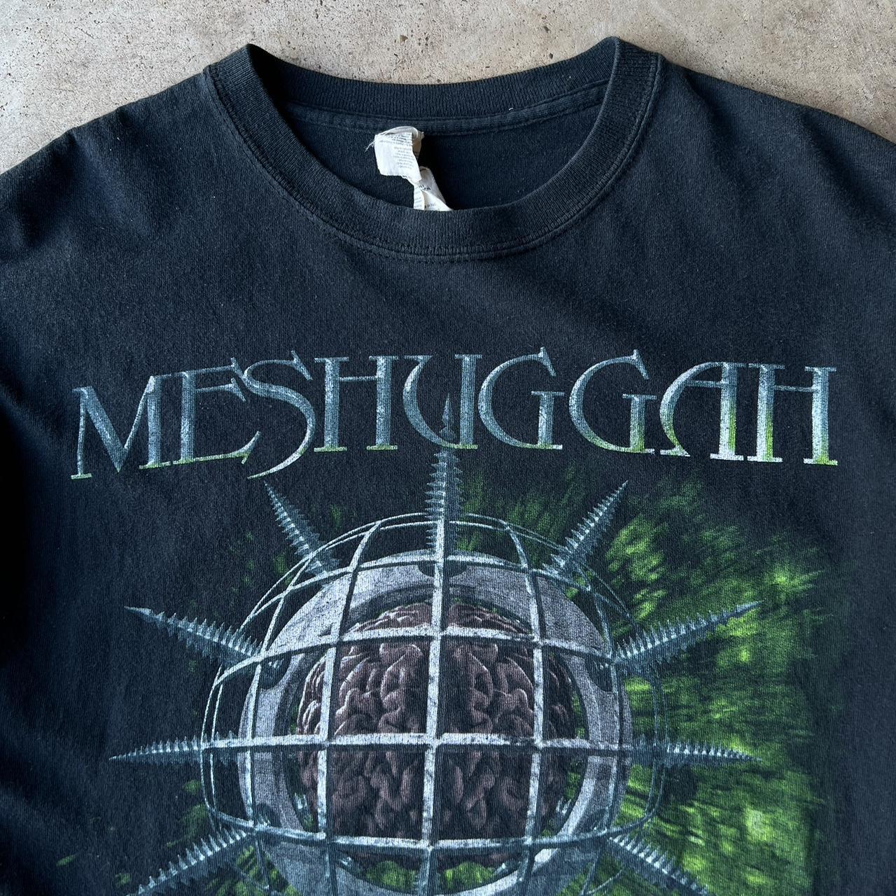 Vintage 00s Meshuggah Metal Band T-shirt In very... - Depop