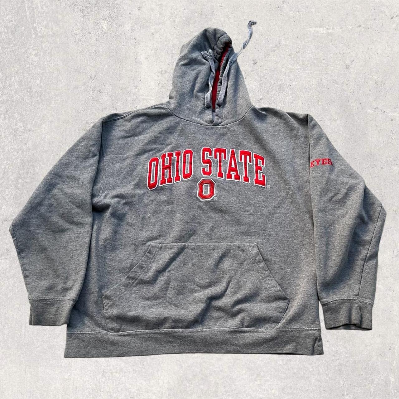 ohio state university hoodie college spellout style... - Depop