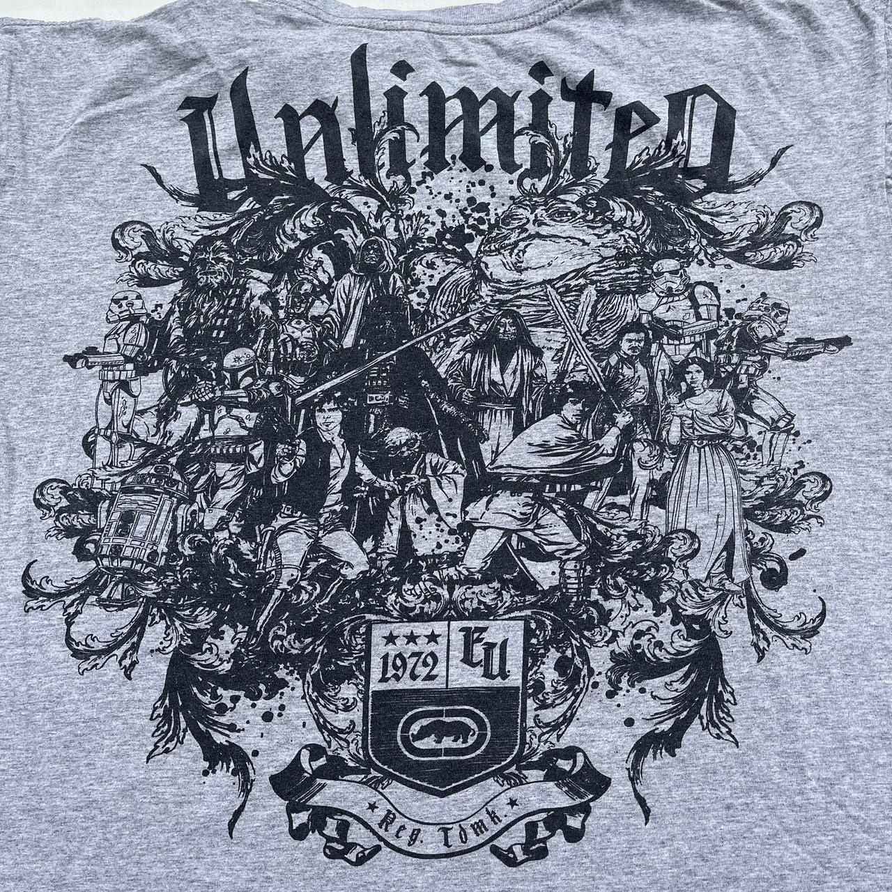 star wars ecko unltd. graphic tee han solo skywalker... - Depop