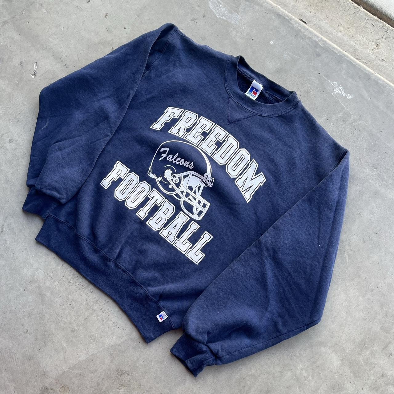 freedom falcons football crewneck sweatshirt... - Depop