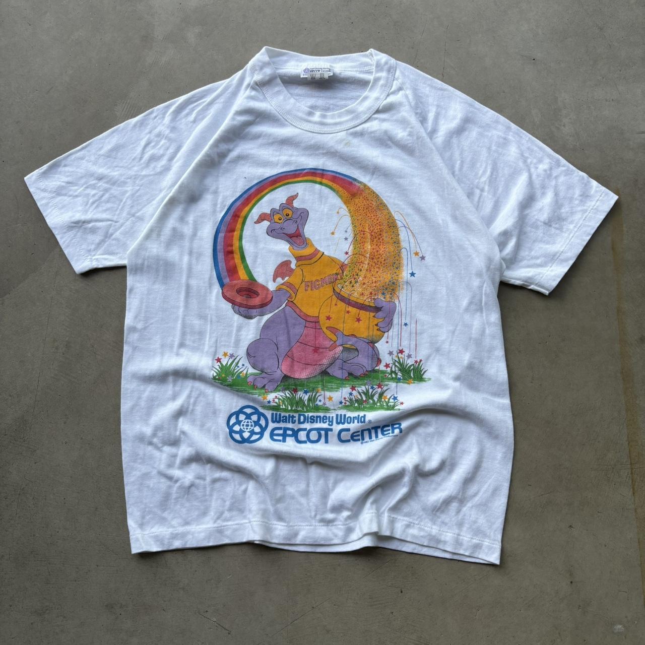 80s Epcot figment tee Walt Disney world 1982 single... | Depop