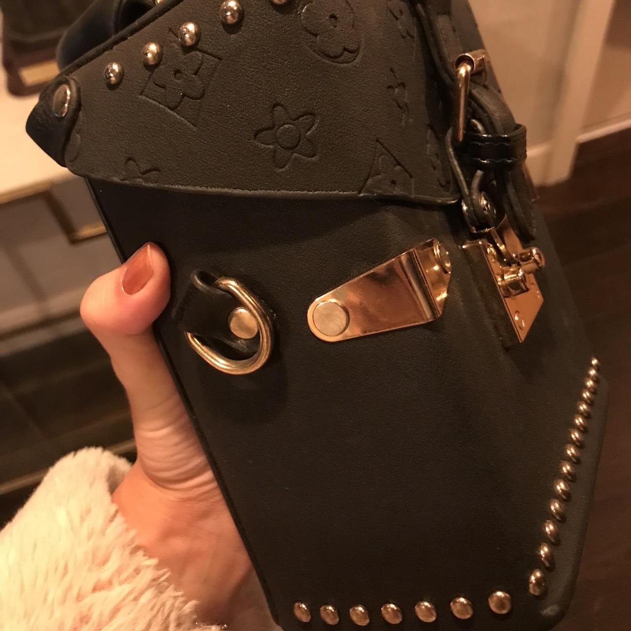 Black box bag with gold hardware comes with... - Depop