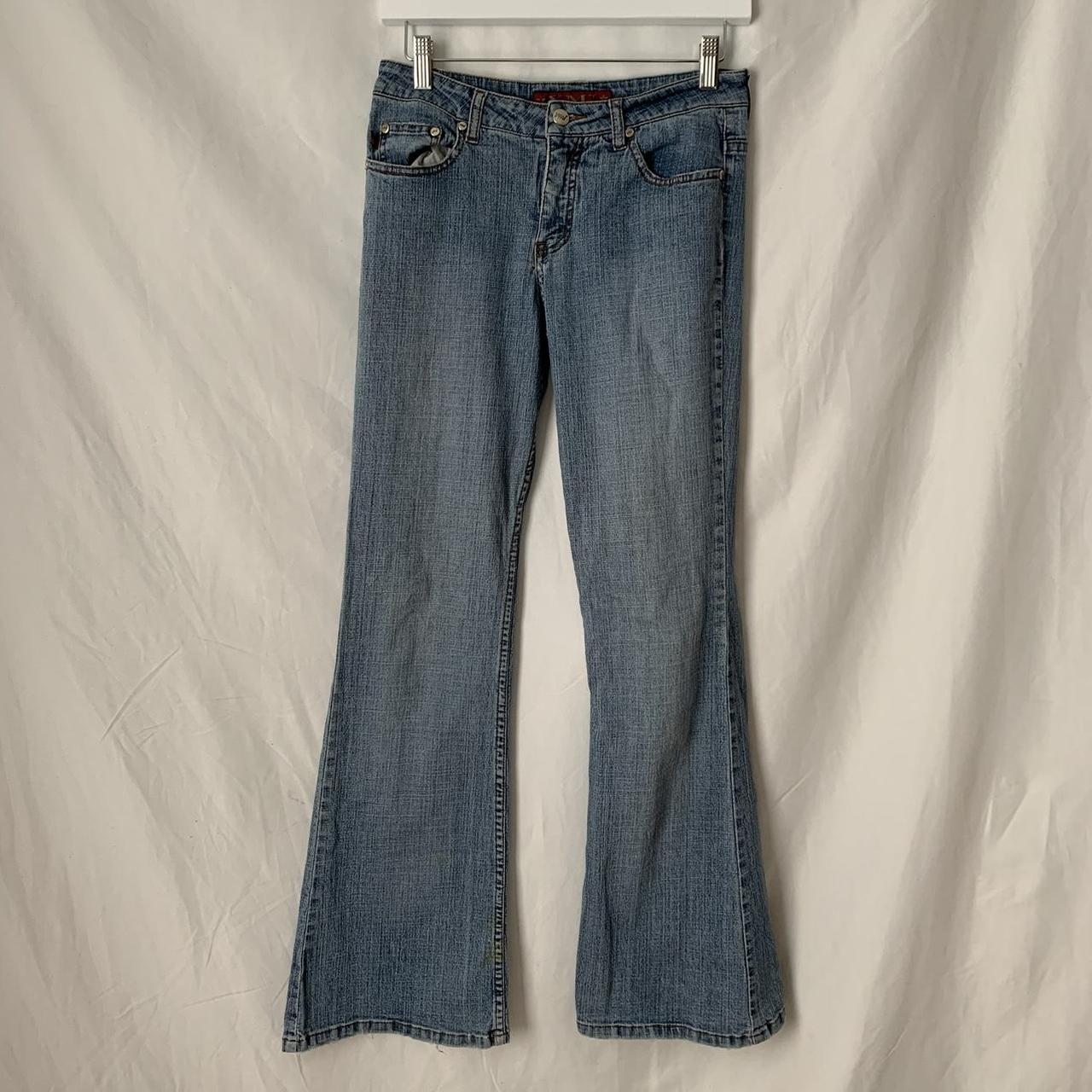 YMI Low rise Flare Jeans Size 5 but can fit... - Depop