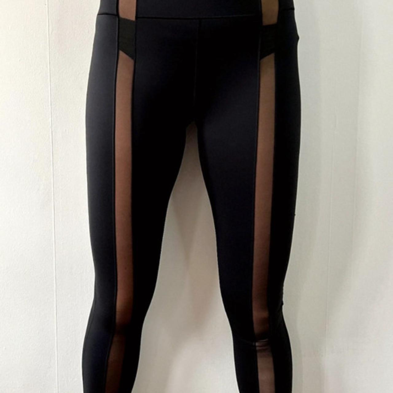 adidas Ivy Park Mesh Panel Tights Leggings Beyonce... - Depop