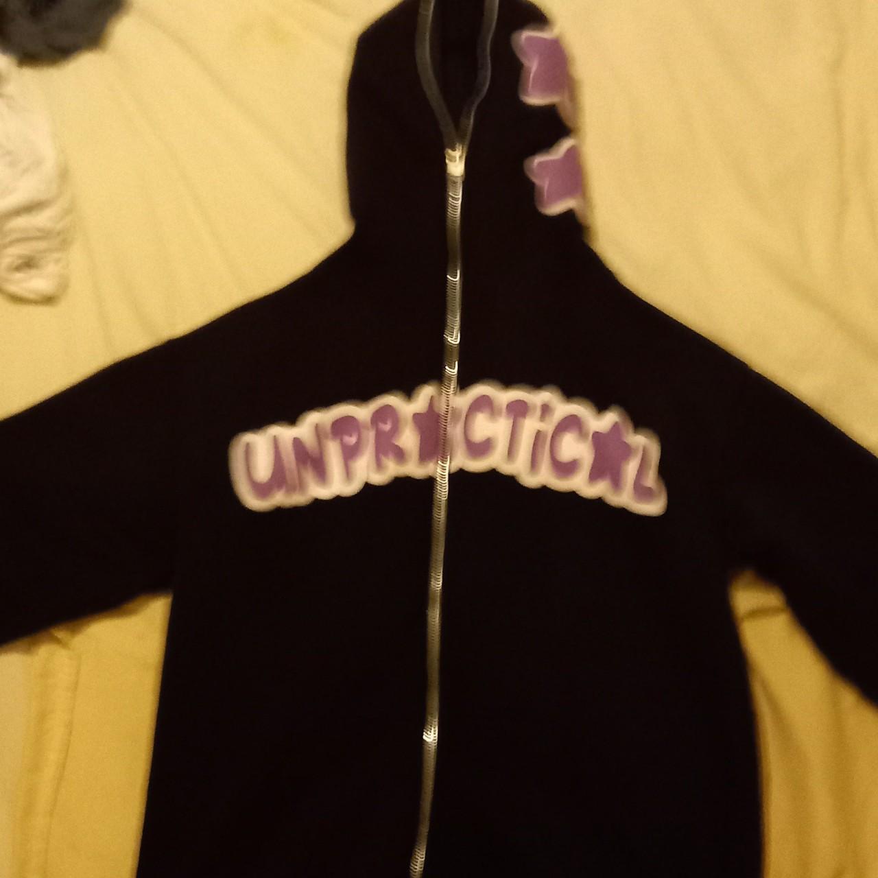 Unpractical Full zip hoodie only worn a few... - Depop