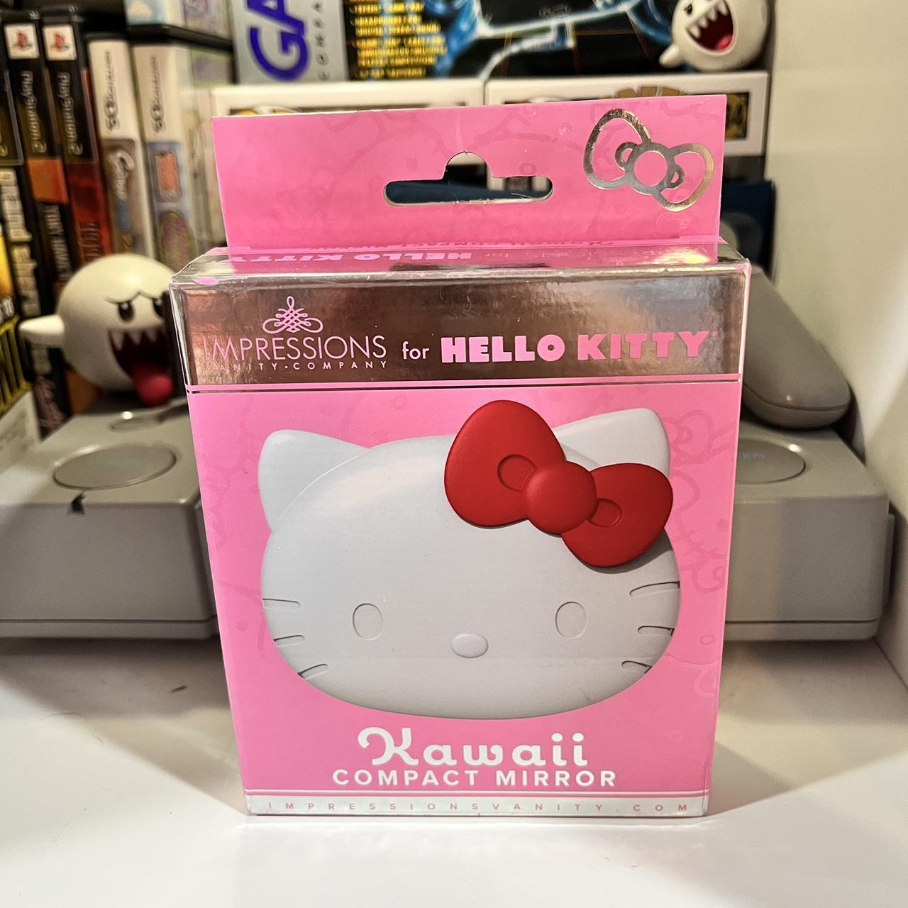 BRAND NEW!!!! Light up Hello Kitty Compact Mirror I... - Depop